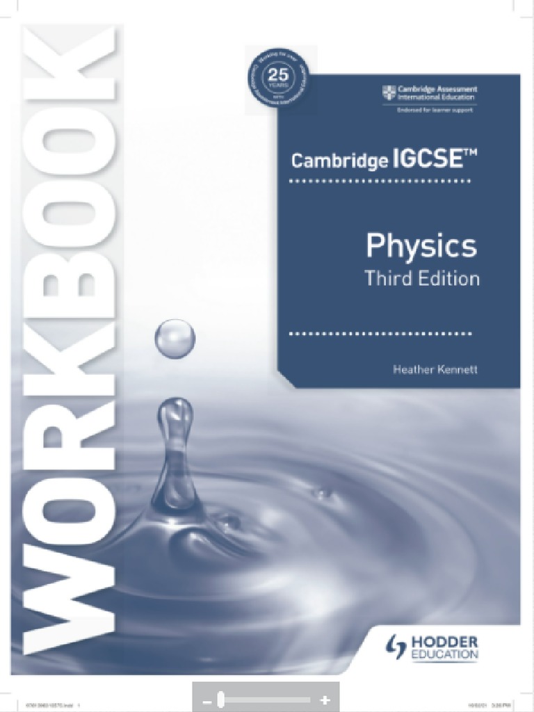 IGCSE Physics Work Book | PDF