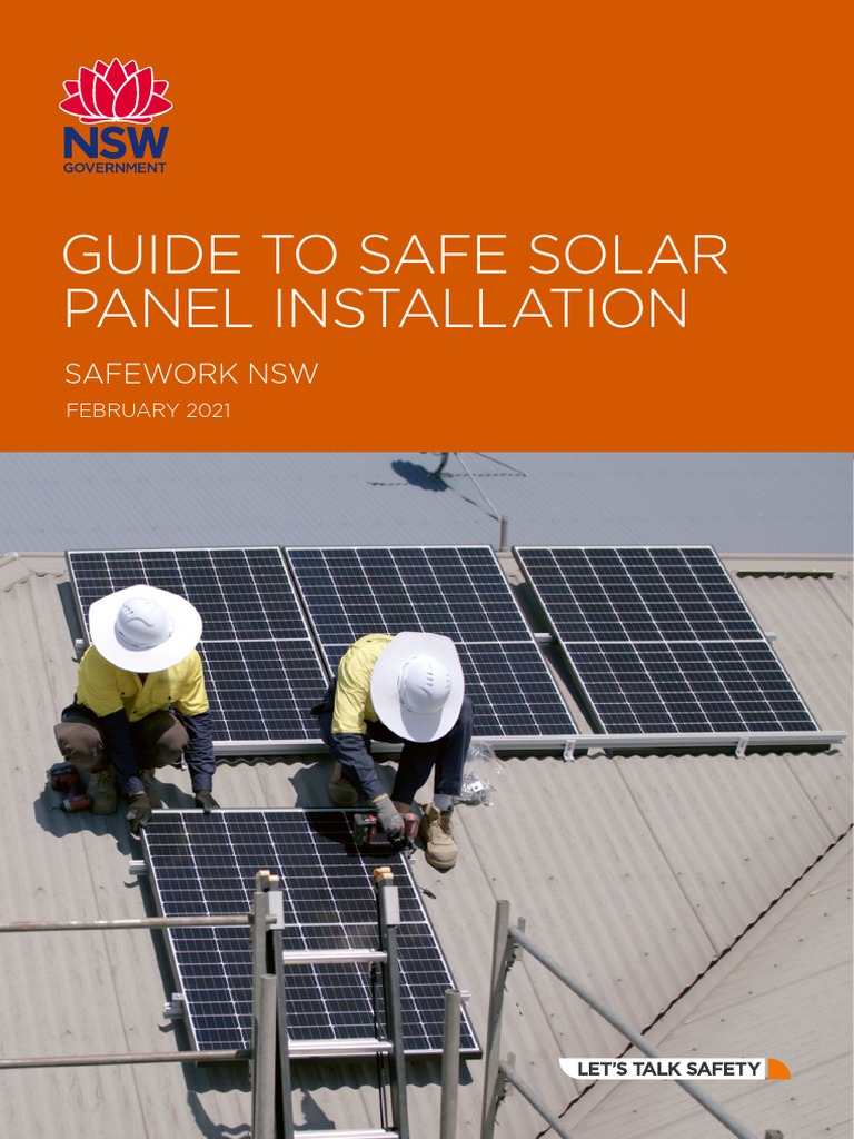 Guide To Solar Safe Installation | Download Free PDF | Occupational ...