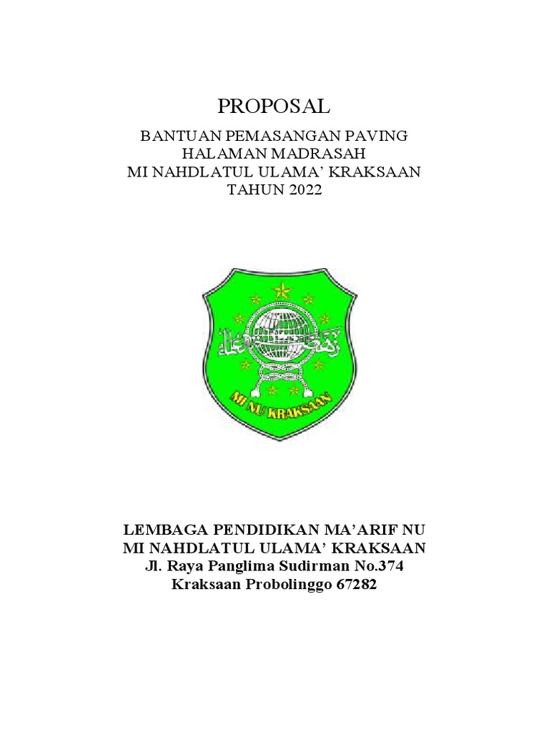 Proposal Paving Minu | PDF