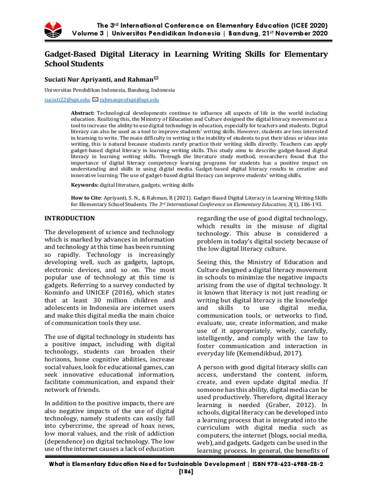 Gadget-Based Literacy Boosts Writing | PDF | Literacy | Popular Culture ...