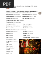 Christmas Spot It Game Vocab | PDF