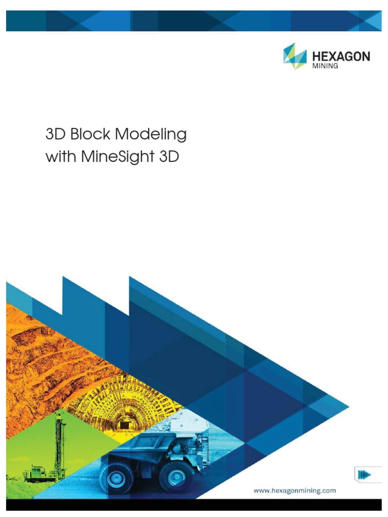 3D Block Modeling With Minesight 3D | PDF | Computer File