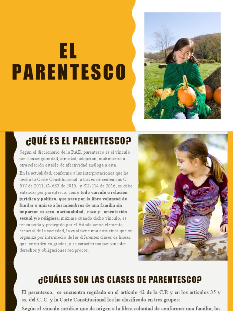 Tipos y efectos del parentesco | PDF | Parentesco | Adopción