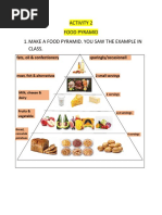 Food Pyramid Worksheet | PDF
