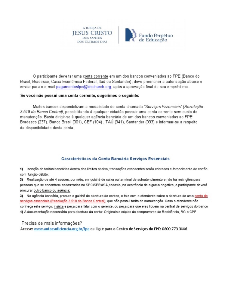Autorizacao Debito Automatico - Atualizado 190919 Jan242020 | PDF ...