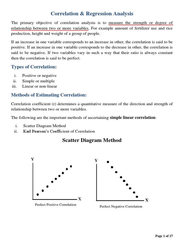 Correlation and Regression Analysis | PDF | Regression Analysis ...