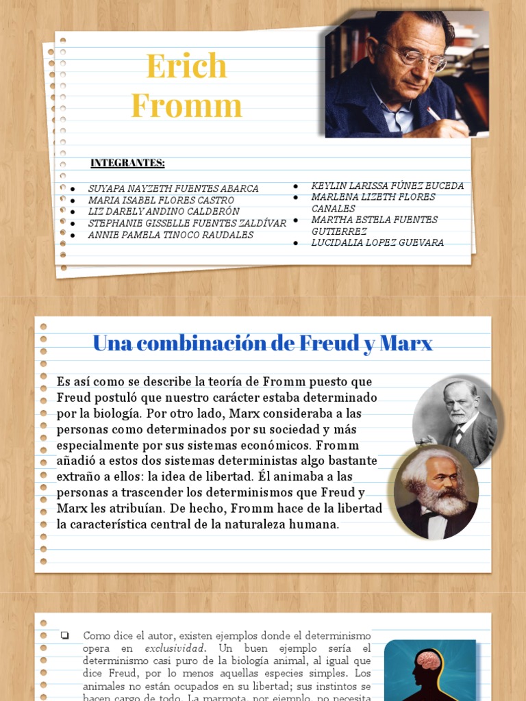 Una perspectiva sobre los tipos de personalidad según la teoría de Erich Fromm | PDF | Erich ...