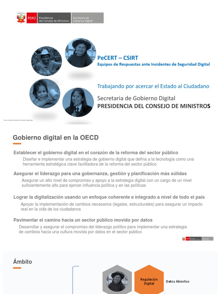Presentacion CISIRT | PDF | Gobierno E | Mesa de ayuda