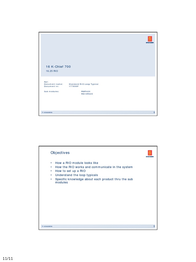 6 RIO Units | PDF | Relay | Equipment