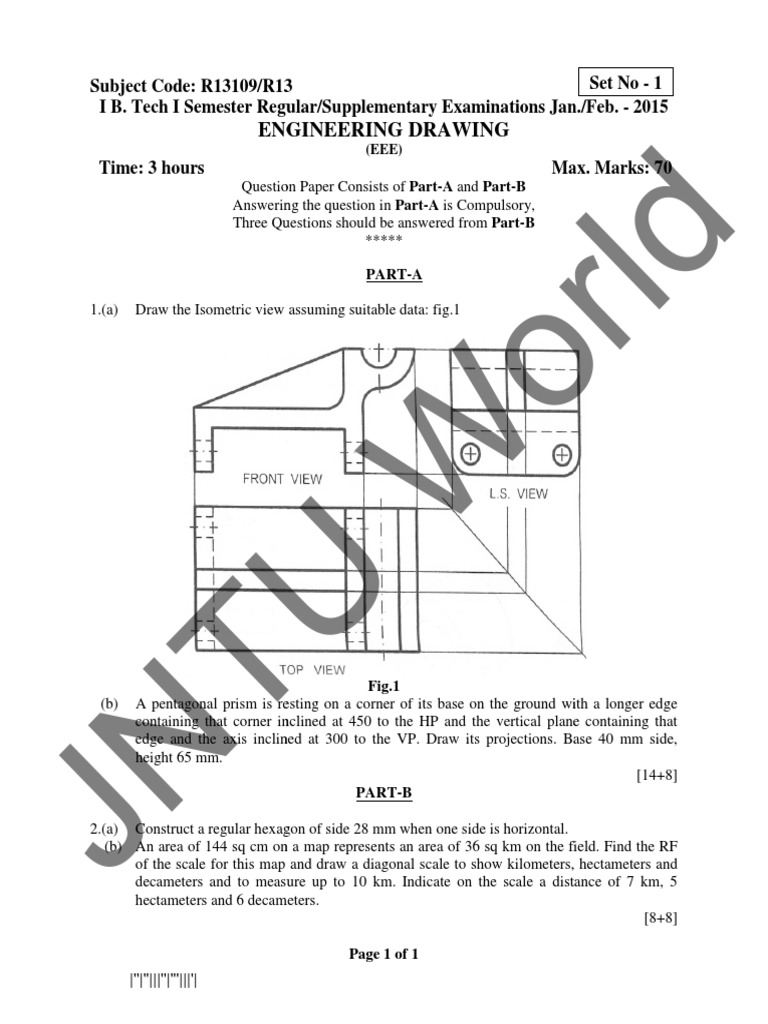 Jntu World: Engineering Drawing Engineering Drawing | PDF | Ellipse ...