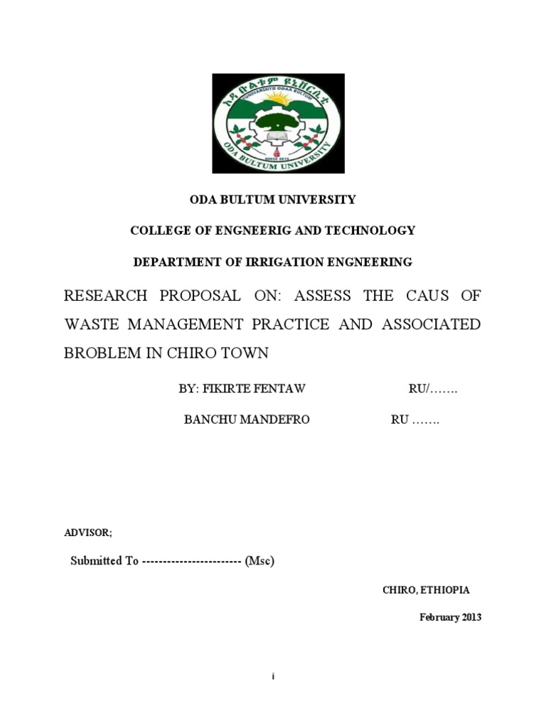 Oda Bultum University | PDF | Waste | Waste Management