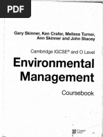 Cambridge IGCSE Environmental Management Coursebook | PDF