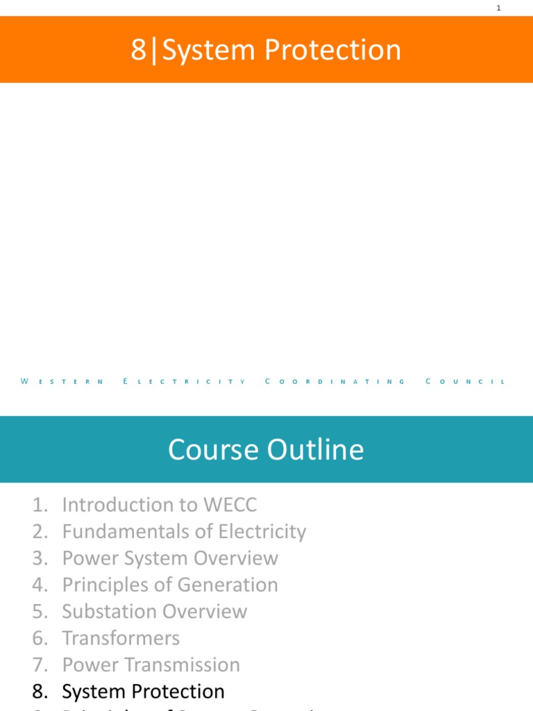 INTRO MOD 8-Protection Rev2016 | PDF | Transformer | Relay