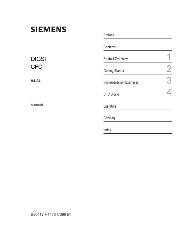 Digsi Manual CFC b1 v0484 en | PDF | Computer Program | Programming