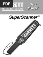 Super Scanner V Spec Sheet | PDF | Metal Detector | Image Scanner