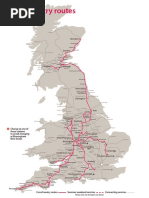 Great Northern and Thameslink Route Map | PDF | Transportation ...