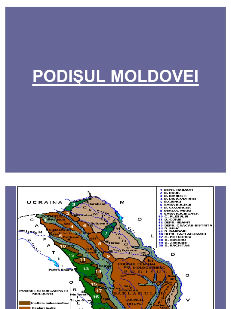 Podişul Moldovei | PDF