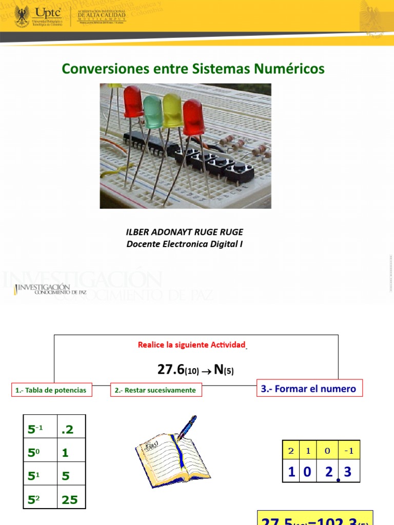 Conversion Entre Sistemas Numericos | PDF | Poco | Matemática Elemental Conversion Entre Sistemas Numericos | PDF | Poco | Matemática Elemental
