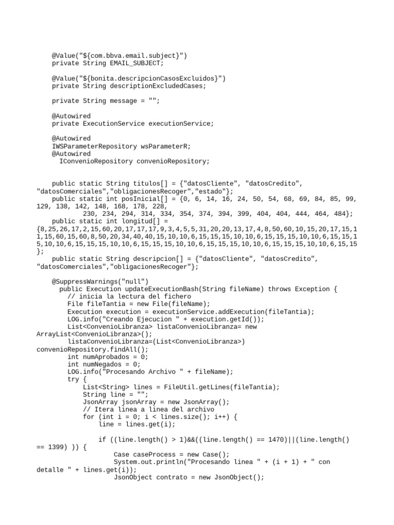 BBVA document processing service | PDF | String (Computer Science) | Formalism (Deductive)