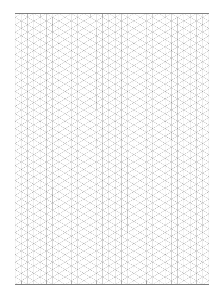 A4 plantilla isométrica | PDF