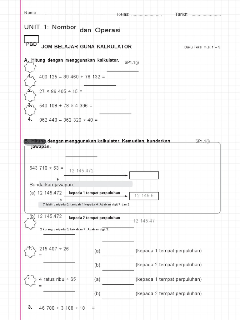 Matematik Tahun 6 | PDF