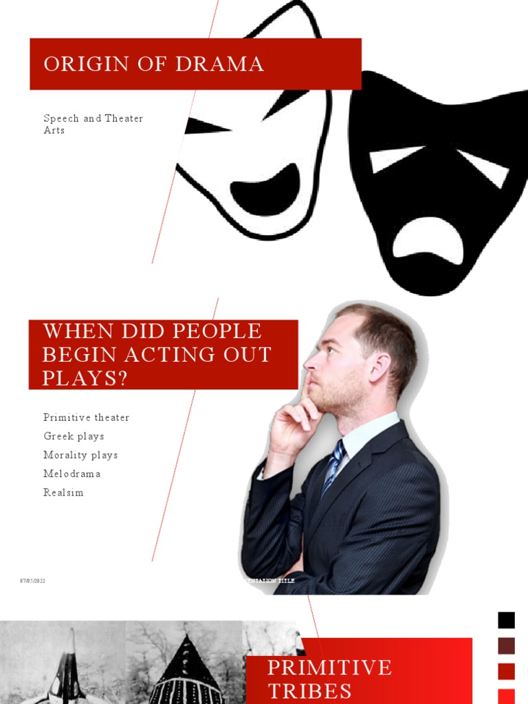 Origin of Drama: Speech and Theater Arts | PDF | Theatre | Euripides