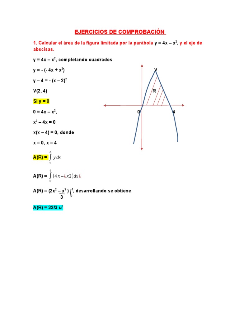 Ejercicios de Aplicación Doce-Ucv-Matematica II | PDF | Integral | Geometría Elemental