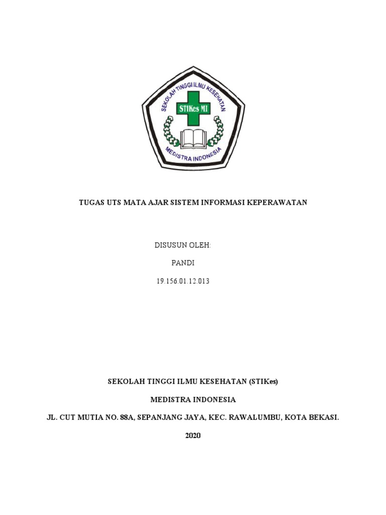 Sistem Informasi Keperawatan Modern | PDF | Bisnis | Sains & Matematika