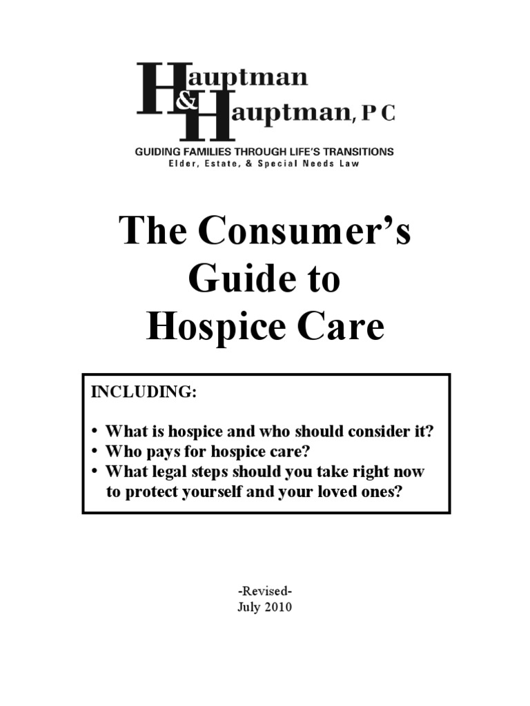 Hospice Care Guide | PDF