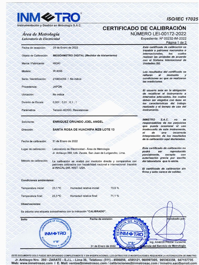 Megometro HIOKI | PDF