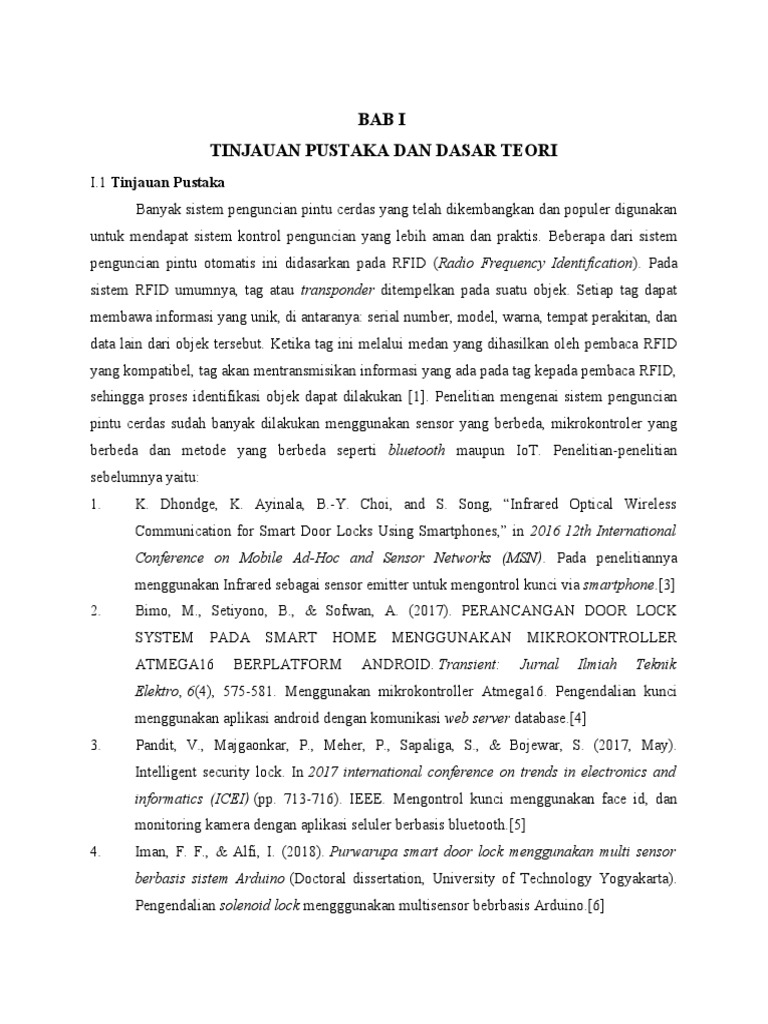 Tinjauan Pustaka Dan Dasar Teori | PDF