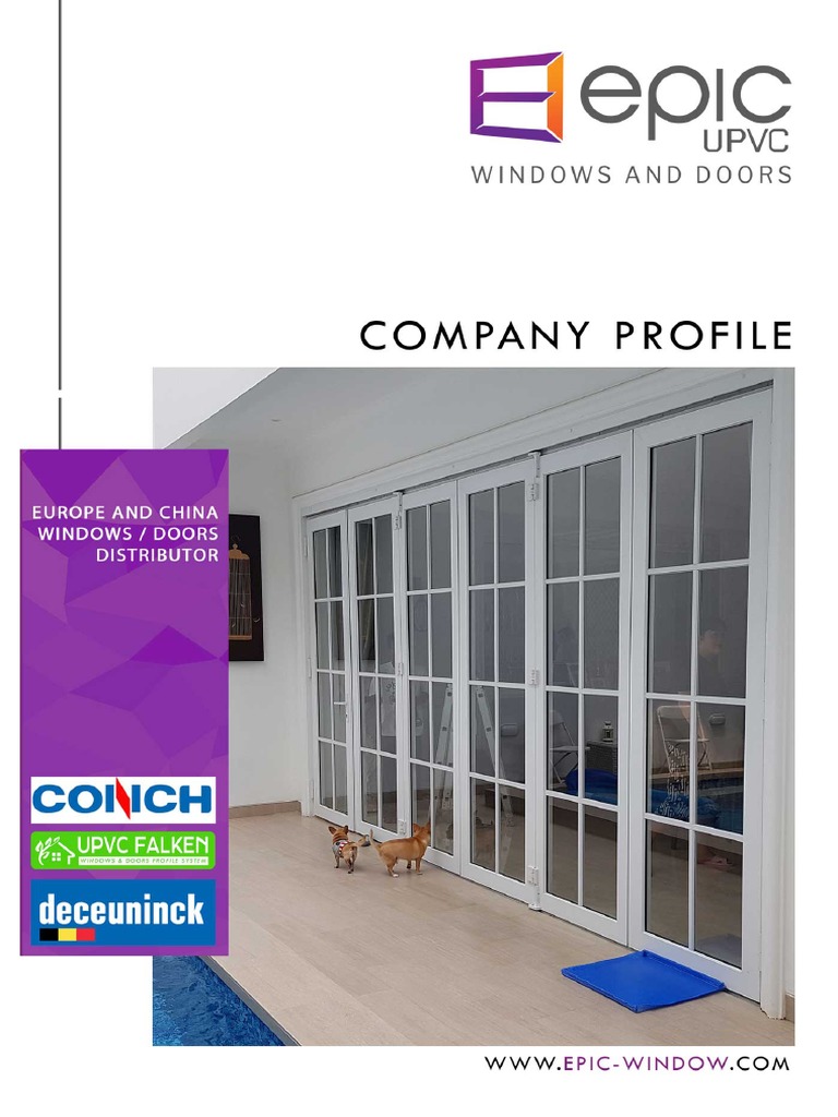 Company Profile EPIC UPVC | PDF