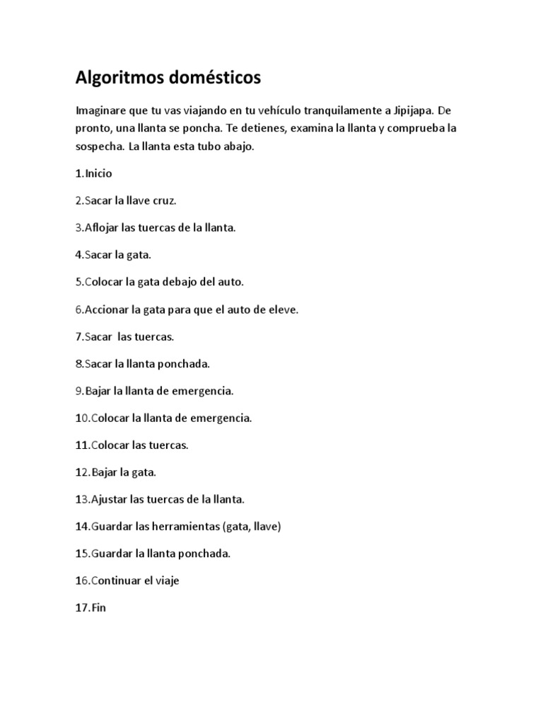 Algoritmos Domésticos | PDF