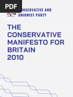 Conservative Party Manifesto 2024 Overview | PDF | Conservative Party ...