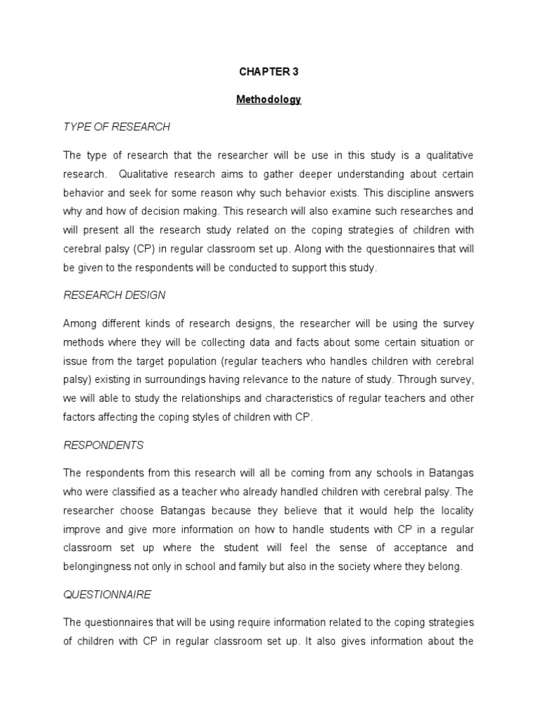 Type of Research: Methodology | PDF