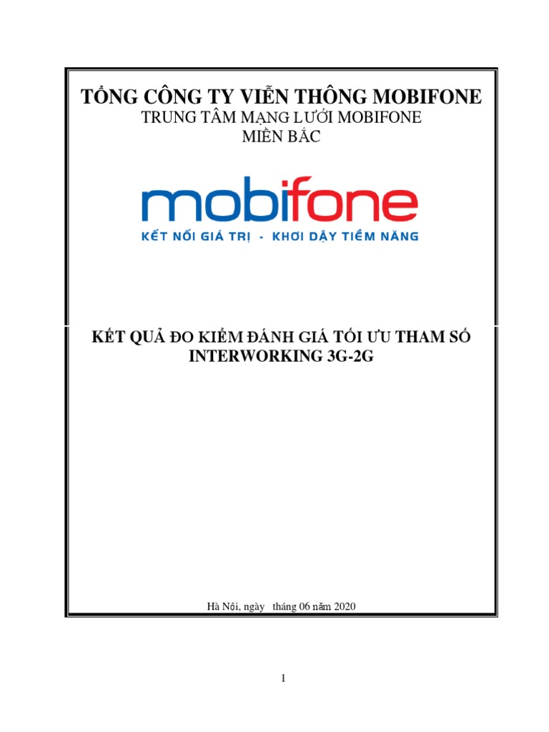 REPORT - TOI UU THAM SO INTERWORKING 3G-2G - Final | PDF