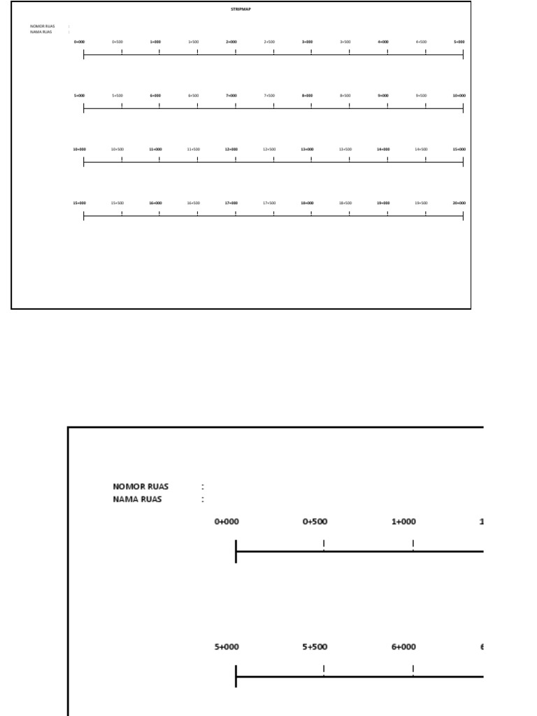 Strip Map Report Template | PDF
