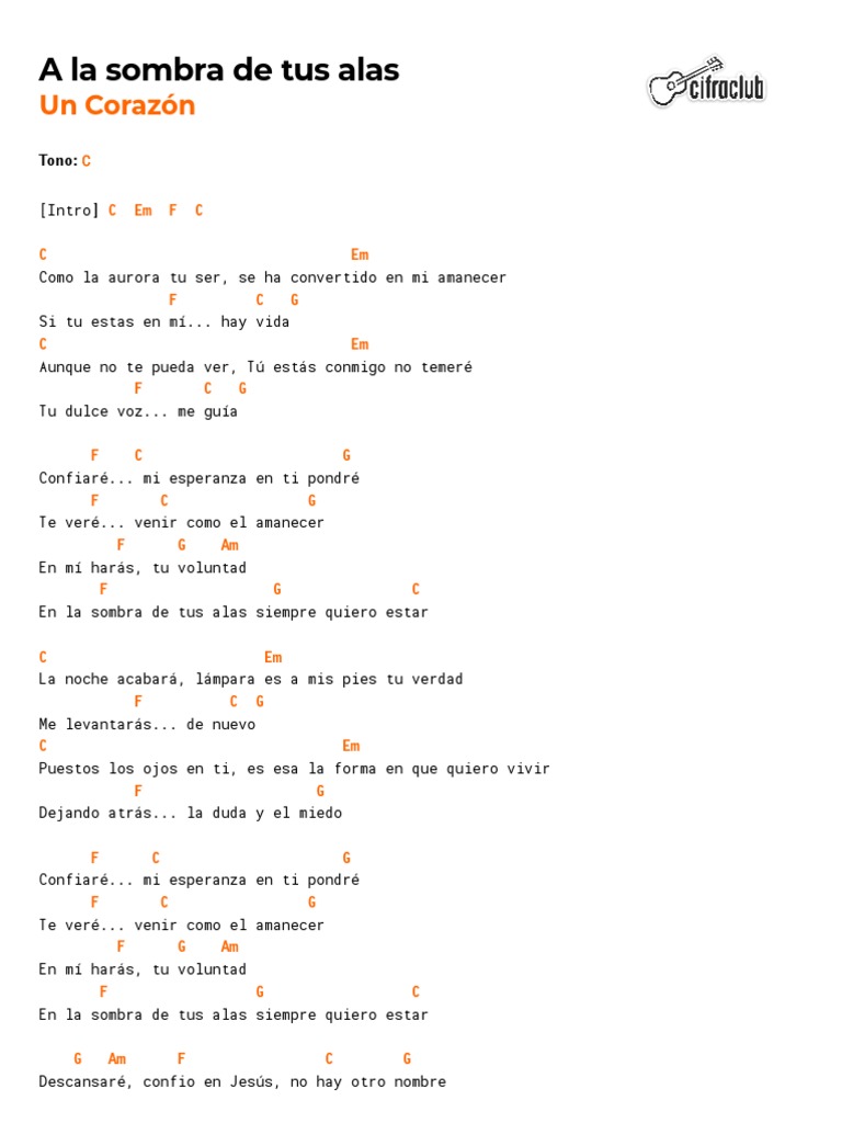 A La Sombra de Tus Alas | PDF