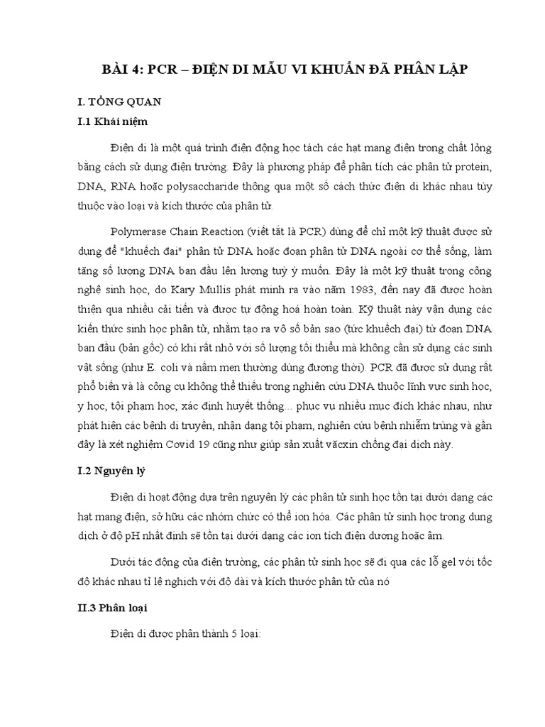 BÁO CÁO TN SHPT - ĐIỆN DI | PDF