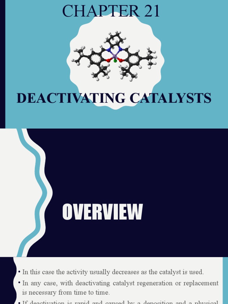 Types of Catalyst Deactivation | PDF | Reaction Rate | Catalysis