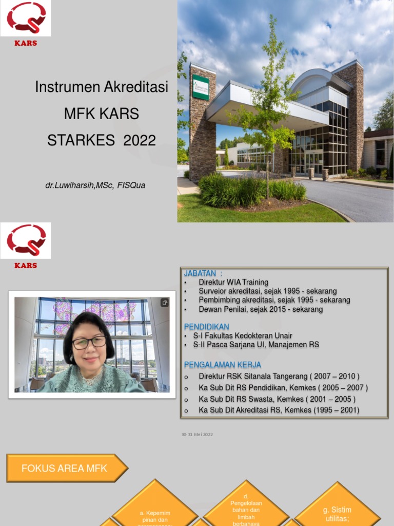 DR Luwiharsih - 3. Standar MFK - Starkes2022 | PDF