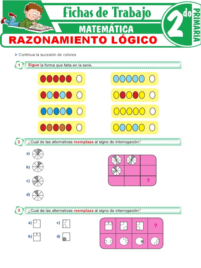 Razonamiento Lógico Para Segundo Grado De Primaria Pdf