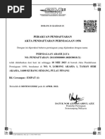 SSM Borang D | PDF