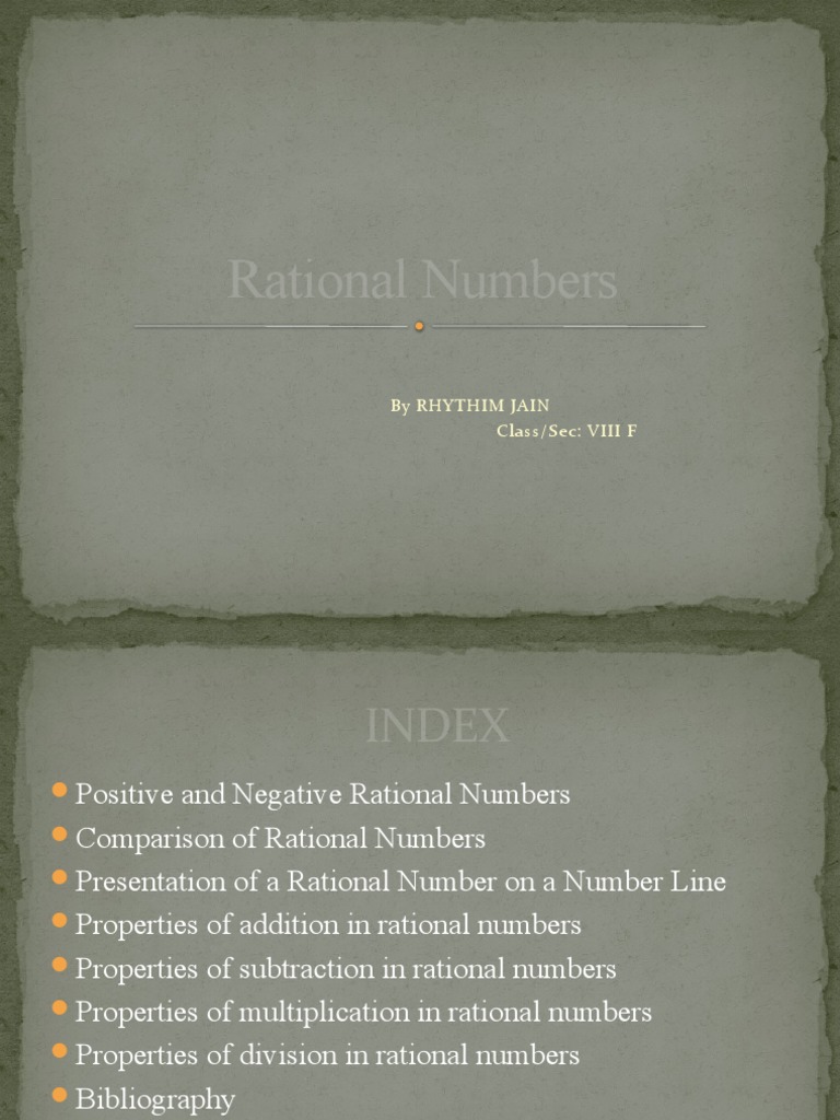 Understanding Rational Numbers | PDF | Numbers | Rational Number