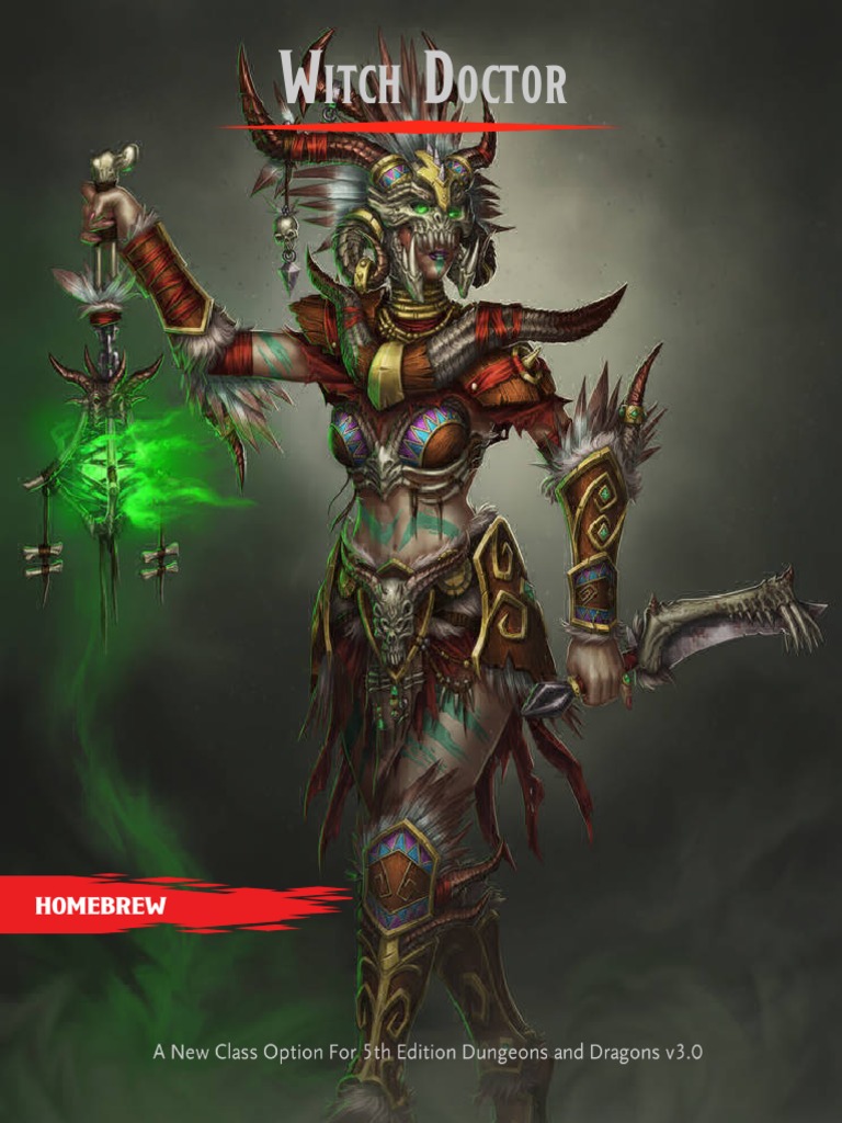 Witch Doctor - GM Binder | PDF | Witchcraft | Death