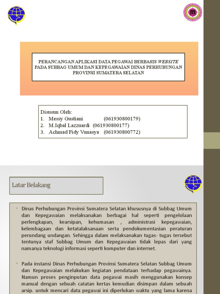 Disusun Oleh: 1. Messy Gustiani (061930800179) 2. M.Iqbal Lazzuardi ...
