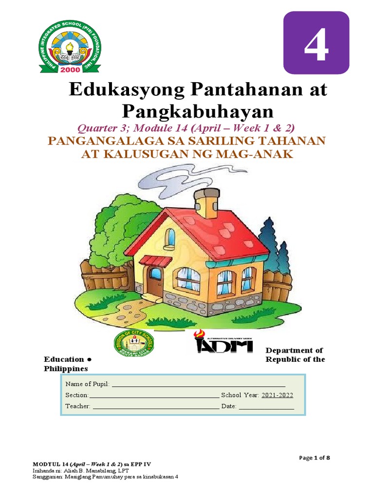 EPP4 - Module 14 | PDF