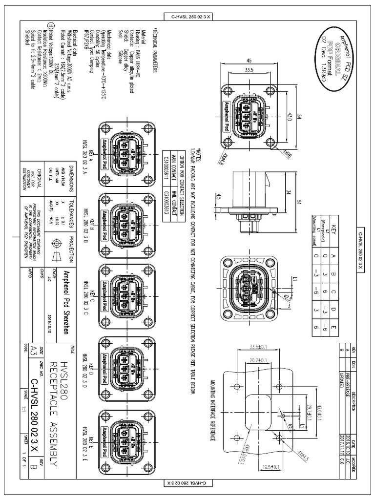C HVSL 280 02 3 X Rev 2 CDR | PDF