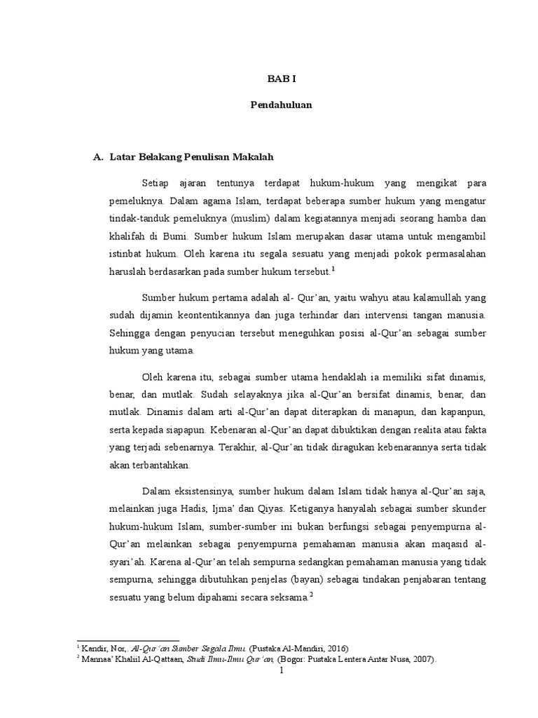 Materi MA (Qurdis) - KL 03 | PDF