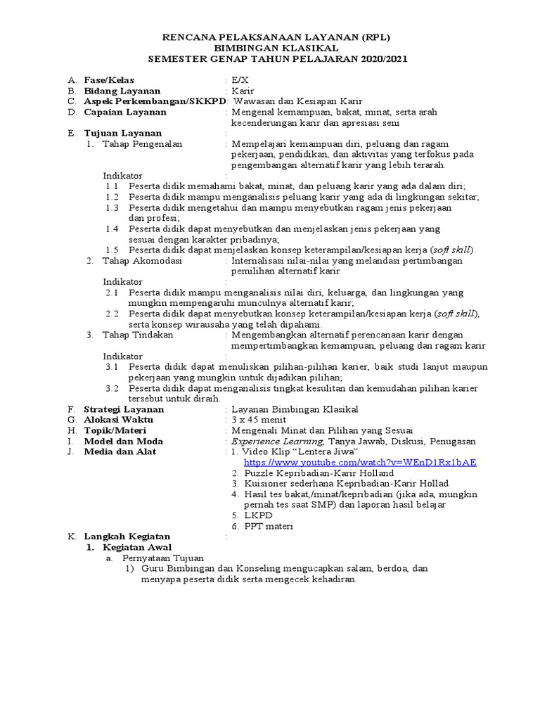 Contoh RPL Merdeka Bu Ike | PDF